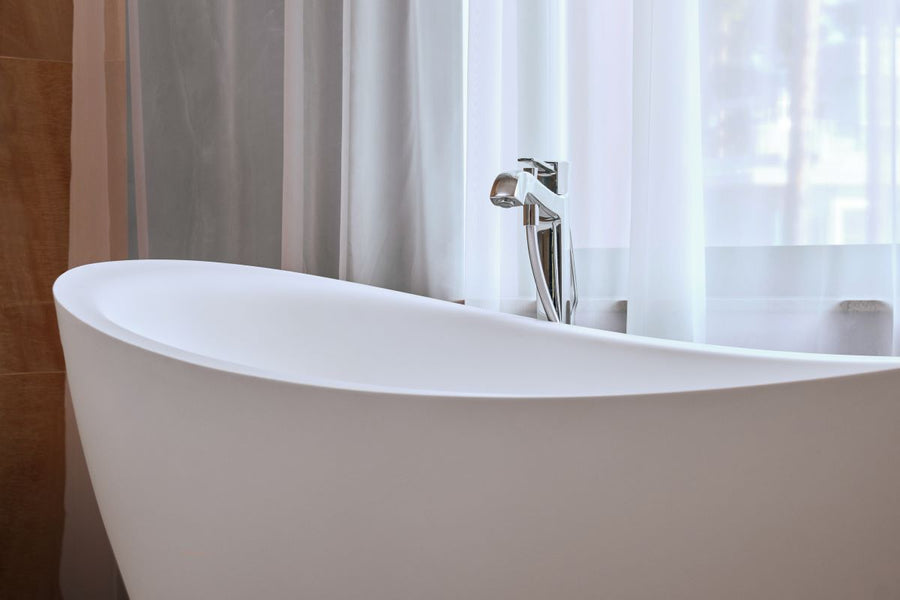Lillian Freestanding Solid Surface Bathtub – Aquatica Baths USA ...
